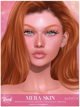 Second Life Marketplace - REED SKINS-MERA SKIN-LELUTKA EVO X-SUNKISS